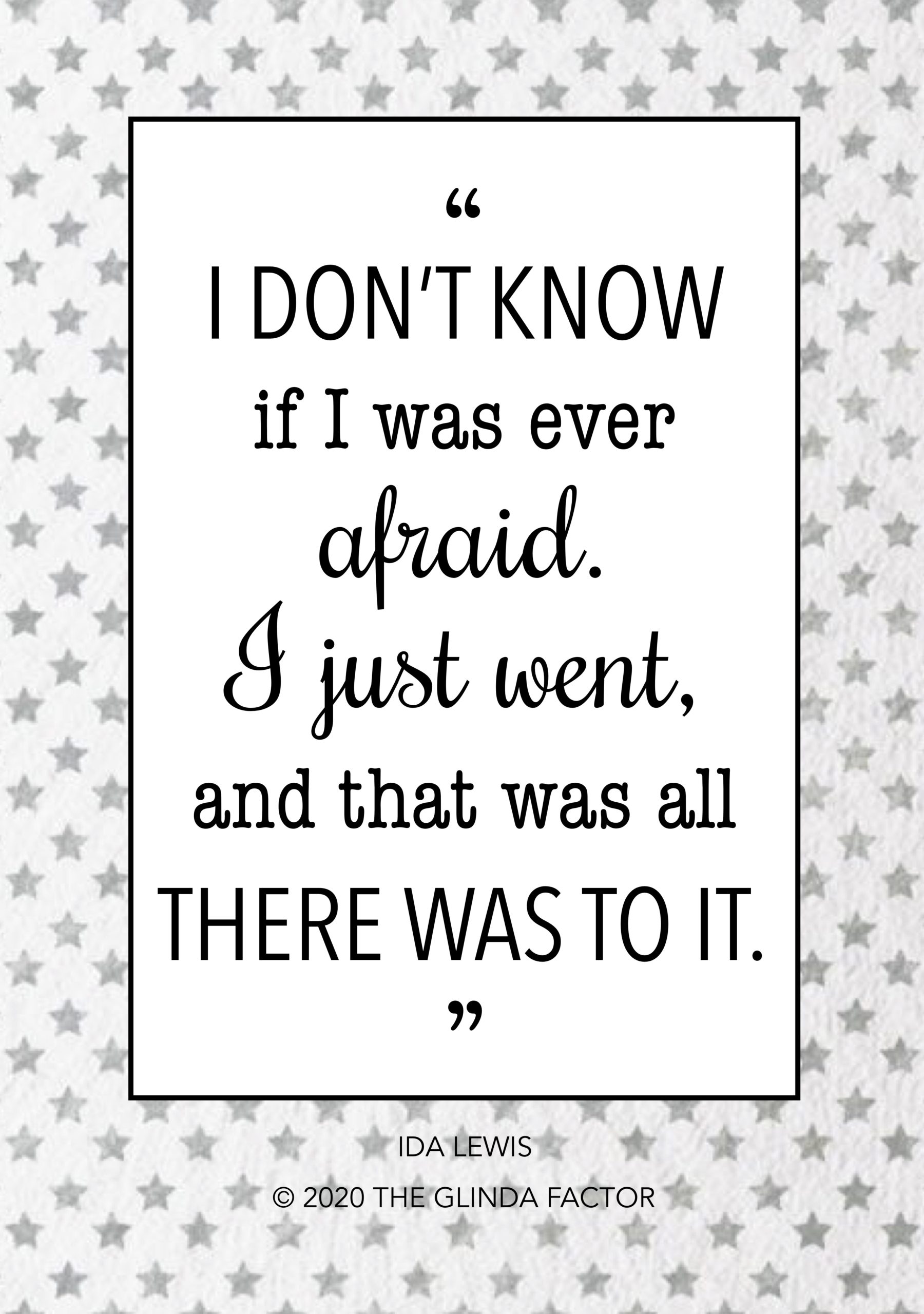Ida Lewis | The Glinda Factor